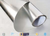 China Moisture Resistant Aluminium Foil Silver Coated Fabric 300℃ Industry Using for sale