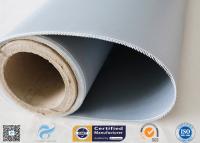 China 590g Satin Weave Silicone Two Sides Coated Fiberglass Fabric High Temperature Resist for sale