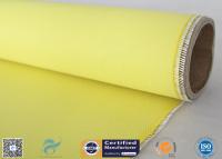 China C-glass 590g Satin Weave Silicone Coated Fiberglass Fabric Welding Curtain 0.45mm for sale