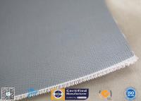 China E Glass Satin Weave 0.45mm 80/80g Double Sides Silicone Coated Fiberglass Fabric for sale