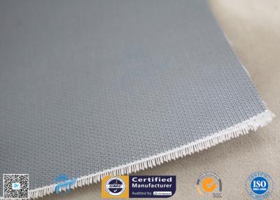 China E Glass Satin Weave 0.45mm 80/80g Double Sides Silicone Coated Fiberglass Fabric for sale