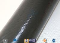 China 15oz Black Silicone Coated Fiberglass Fabric 0.5mm Thick 1000mm Wide for Thermal and Electrical Insulation for sale