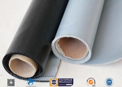 China 530g E-Glass Silicone Coated Fiberglass Cloth 0.5mm Thick 100cm Width Electrical Insulation Fabric for sale