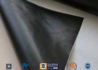 China Black Silicone Coated Fiberglass Fabric For Thermal Insulation Blanket for sale
