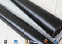 China 530g Black Silicone Coated Fiberglass Fabric For Valve Thermal Insulation Cover for sale