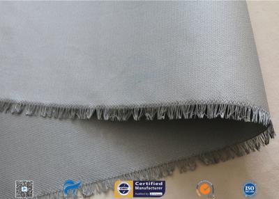 China 3732 0.45mm Grey PU Coated Fiberglass Fabric Cloth For Welding Blanket for sale