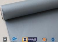 China Chemical Resistant Grey Silicone Coated Fiberglass Fabric Electric Insulation for sale