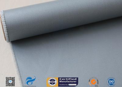 China Chemical Resistant Grey Silicone Coated Fiberglass Fabric Electric Insulation for sale