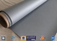 China 18OZ 510g Silicone Coated Fiberglass Fabric 1*50m High Intensity Thermal Insulation for sale