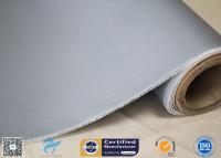 China Welding Curtain 260℃ Heat Insulation 590g Silicone Coated Fiberglass Fabric 0.45mm for sale
