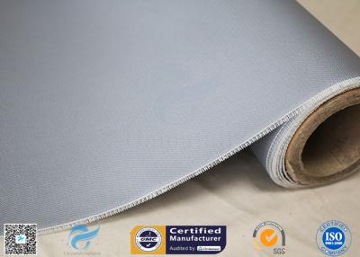 China Welding Curtain 260℃ Heat Insulation 590g Silicone Coated Fiberglass Fabric 0.45mm for sale