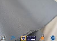 China Non - Adhesive 0.45mm Gray Color 510g High Insulaiton Silicone Coated Fiberglass Fabric for sale
