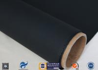 China Heat Resisting Silicone Coated Fiberglass Fabric 18oz Black Acrylic Coating 0.15-3.00mm Thickness for sale