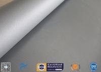 China 1.2*50m Alkali Free 18OZ Two Sides 4HS Silicone Rubber Coated Fiberglass Fabric for sale