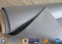 China 18OZ Heat Insulation 3732 E - Glass 0.45mm Silicone Coated Fiberglass Fabric for sale