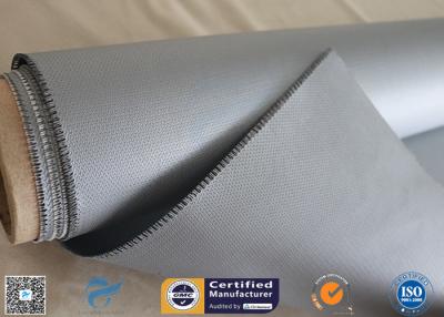 China 18OZ Heat Insulation 3732 E - Glass 0.45mm Silicone Coated Fiberglass Fabric for sale