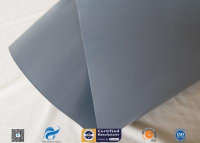 China 280g PVC Coated Fiberglass Fabric - Waterproof Heat Resistant Material 100cm Width 550°C Rating for sale