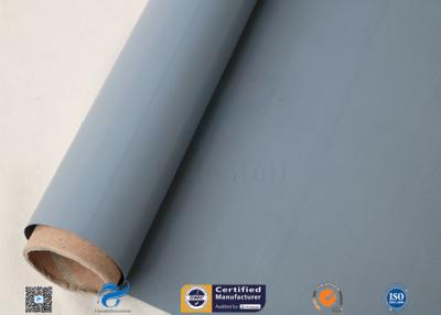 China 0.3mm PVC Coated Fibreglass Fabric For Fire Blanket Fire Resistant Curtain for sale