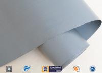 China 280gsm 7628 Grey PVC Coated Fiberglass Fabric For Flexible Air Ducting for sale