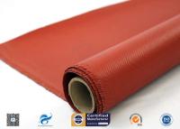 China 0.9mm Silicone Coated Fiberglass Fabric For Welding Tear Resistance for sale