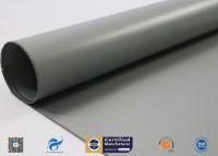 China Two Side Silicone Coated Glass Fabric / Silicone Rubber Coated Fiberglass Fabric for sale