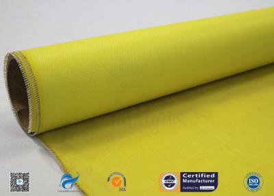 China 530g Yellow Silicone Coated Fiberglass Fabric With High Temperature Resistance for sale