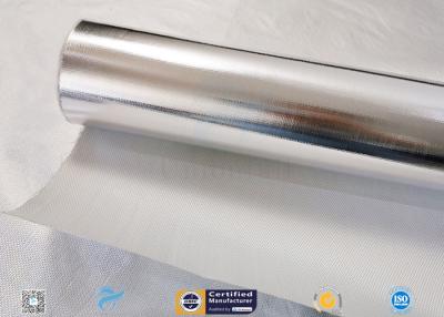 China Fiberglass Fabric Laminated Aluminum Foil Insulation Blanket 50m Length 0.2-3mm Thickness 430-1850g/m² Weight for sale