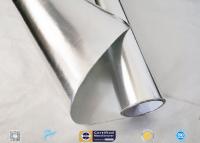 China Thermal Insulation Aluminium Foil Singled Side Woven Fiberglass Fabric for sale