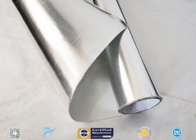 China Thermal Insulation Aluminium Foil Singled Side Woven Fiberglass Fabric for sale