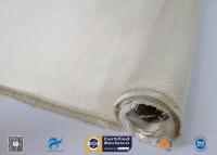 China Heat Resistant 1050g Brown High Silica Fiberglass Fabric Fireproof for sale