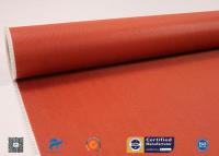 China High Strength Silicone Coated Fiberglass Fabric For Flame Resistance Needs for sale