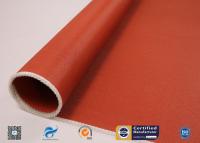 China Fireproof Materials Silicone Coated Fiberglass Cloth Non Toxic Double Sides for sale