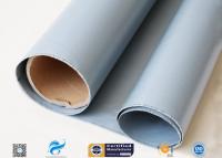 China Heat Resistant Silicone Coated Glass Fiber 0.0079 In 50 Yard Roll Length Gray for sale