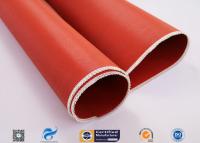 China 0.85mm Silicone Coated Fiberglass Fabric 260℃ High Temperaturer Resistant for sale