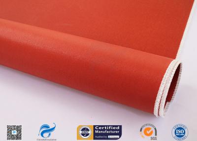 China Durable Thin Fiberglass Cloth 30 Oz With Silicone Rubber Coating On Two Sides for sale