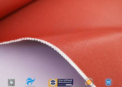 China Anti Ripper Insulation Silicone Coated Fiberglass Fabric 1000mm Wide 80/80g for sale