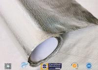 China 0.85mm Aluminum Foil Fiberglass Fabric with 95% Heat Reflection - 650°F Temperature Resistance in 1m, 1.2m, 1.5m Widths for sale