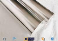 China 0.45mm 450g/m² Aluminum Foil Fiberglass Fabric - 95% Heat Reflective Moisture Proof Industrial Insulation for sale