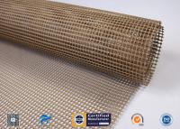 China Non-Stick PTFE Coated Fiberglass Open Mesh Conveyor Belt 4200mm Width 260℃ Temperature Resistance for sale