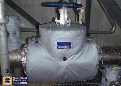 China Removable Fiberglass Insulation Jacket for Valves and Flanges - 40mm Thickness, 260°C Temperature Resistance for sale