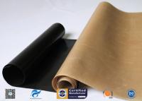 China Non-Stick PTFE Coated Fiberglass Fabric 0.18mm Thick 4200mm Wide Temperature Range -70℃ to 260℃ for sale