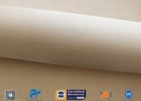 China 900°C Heat Resistant Silica Fabric 0.7mm Thick 650g/m² Brown Satin Weave High Silica Cloth for sale