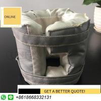 China Grey Silicone Fiberglass Flange Insulation Blankets 590 g/m² with 260°C Working Temperature for sale