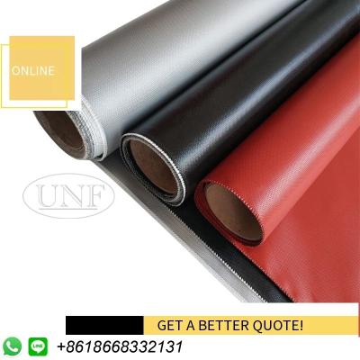 China Insulation Jackets Silicone Coated Fiberglass Fabric With E-Glass for sale