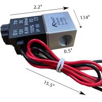 China 2P Series Solenoid Valve Single Coil Pilot Operated Electric 2 Position 5 Port Connection Type for Air Cylinders for sale