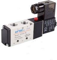 China ‎Aluminum Pilot Operated Pneumatic Solenoid Valve 2 Position 5 Way For Double Acting Cylinders for sale