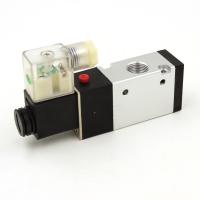 China Aluminum Alloy Air Cylinder Manual Control Single Coil Pilot Operated Electric 2 Position 5 Way Connection Type for sale
