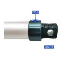 China Aluminum Alloy Mini Pneumatic Cylinder , 16mm Double Acting Single Rod Cylinder for sale