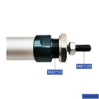 China Aluminum Alloy Mini Pneumatic Cylinder , 16mm Double Acting Single Rod Cylinder for sale