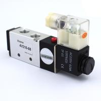 China 4V Series Solenoid Valve Single Coil Pilot Operated Electric 2 Position 5 Port Connection Type for Air Cylinders for sale